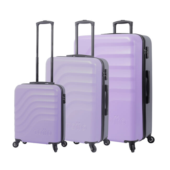Juego de maletas Bazy - Morado - Morado | Totto.es