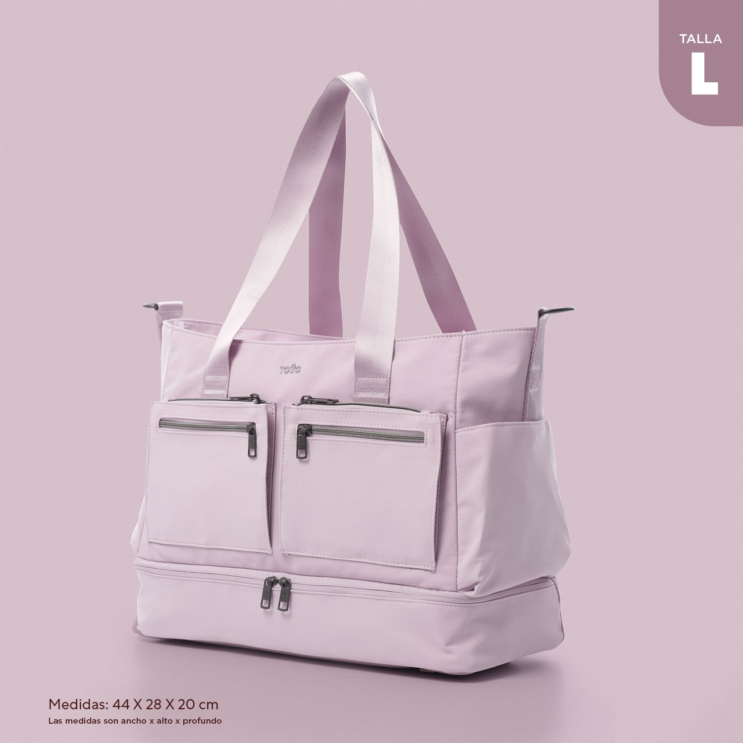 Bolso Maxi Tote - Keepsake Lilac - Morado | Totto.es